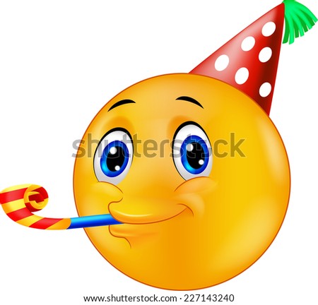 Smiley Emoticon Going Party Stock-Vektorgrafik (Lizenzfrei) 227143240 ...
