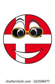 Smiley Glasses Form Flag Norway Stock Vector (Royalty Free) 262508465 ...