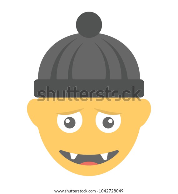 Smiley Showing Nerdy Face Stock Vector (Royalty Free) 1042728049 ...