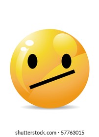Lie Emoticon Concept Vector Emoji Smiley Stock Vector (Royalty Free ...