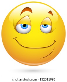 Begging Emoticon Showing Clasped Hands Stock Vector (Royalty Free ...