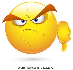 Smiley Illustration Scary Face Loser 스톡 일러스트 131630006 | Shutterstock