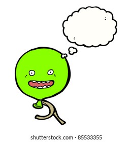 Smiling Cartoon Floating Balloon Character Stock Vector (Royalty Free ...