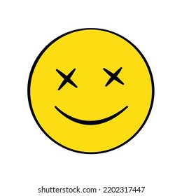 Smiling Face Emoji Vector Illustration Cartoon Stock Vector (Royalty ...