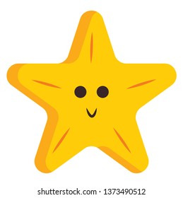 Smiling Star Rainbow Cute Kids Cartoon Stock Vector (Royalty Free ...