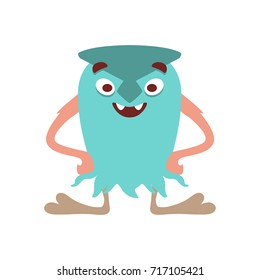 Smiling Green Monster Stock Vector (Royalty Free) 717105421 | Shutterstock