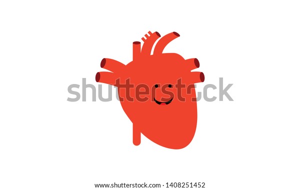 Smiling Human Internal Organ Logo Stock Vector (Royalty Free ...