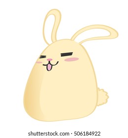 Smiling Rabbit Cartoon Stock Vector (Royalty Free) 506184922 | Shutterstock