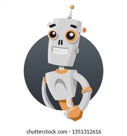 Smiling Robot Thumb Stock Vector (Royalty Free) 1351312616 | Shutterstock