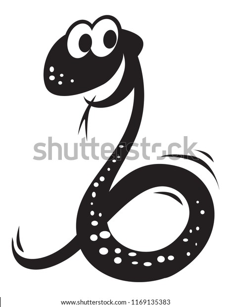 Smiling Snake Stock Vector (Royalty Free) 1169135383 | Shutterstock