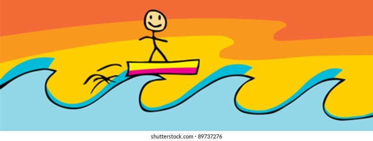 318 Stick figure surfing Images, Stock Photos & Vectors | Shutterstock