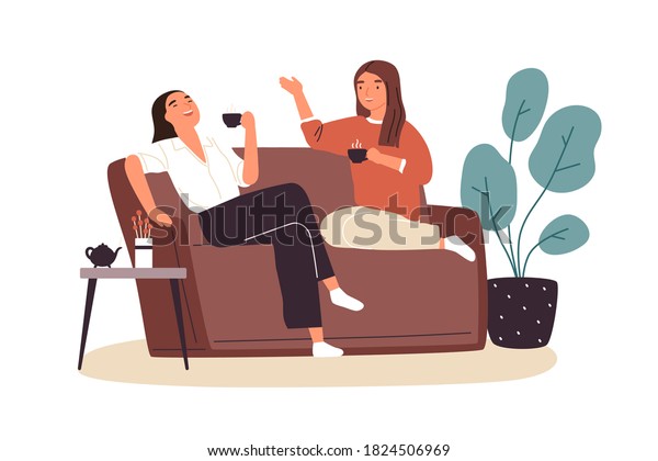 520,832 Drinking Tea Illustration Images, Stock Photos & Vectors ...