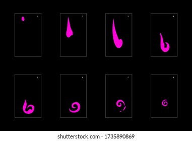 Smoke Effect Poison Smoke Animation Sprite Stock Vector (Royalty Free ...