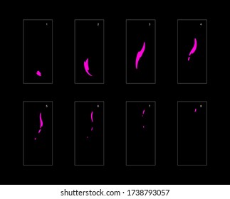 Smoke Effect Poison Smoke Animation Sprite Stock Vector (Royalty Free ...