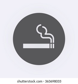 Smoke Icon Circle Vector Illustration Stock Vector (Royalty Free ...