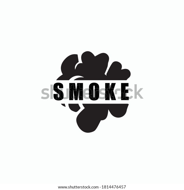 Smoke Logo Vector Simple Templates Design Stock Vector (Royalty Free ...