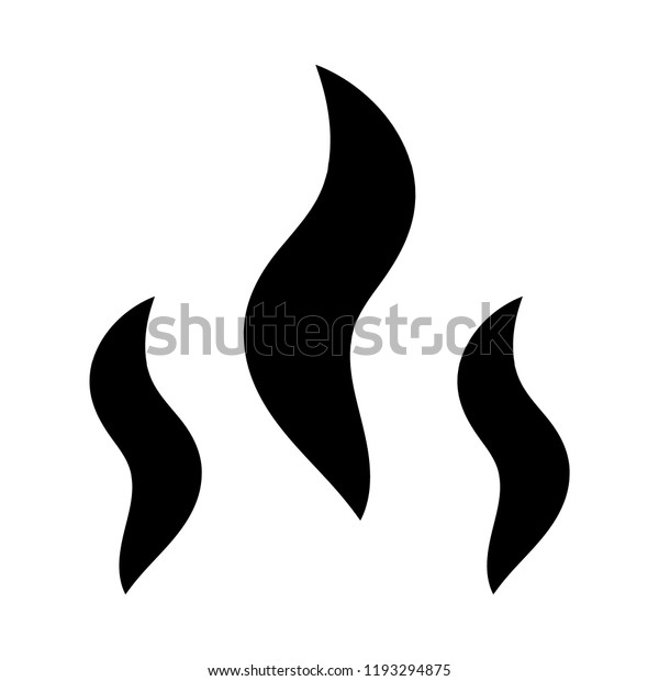 Smoke Puff Icon Vector Illustration Isolated Stock Vector (Royalty Free ...