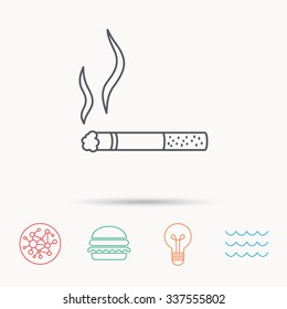 Smoking Allowed Icon Yes Smoke Sign Stock Vector (Royalty Free) 361482038