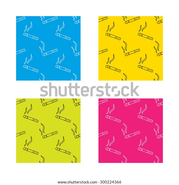 Smoking Allowed Icon Yes Smoke Sign Stock Vector (Royalty Free ...