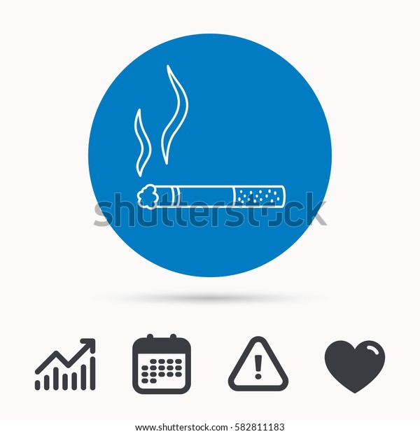 Smoking Allowed Icon Yes Smoke Sign Stock Vector (Royalty Free ...