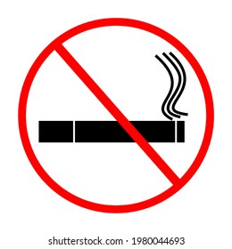 Smoking Prohibited This Place Stock Vector (Royalty Free) 1980044693 ...