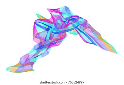Artistic Smoky Line Art Illustrations Background: vector de stock ...