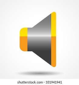 Smooth 3d Sound Icon Stock Vector (Royalty Free) 331941941 | Shutterstock