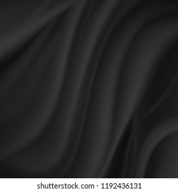 Smooth Black Fabric Stock Vector (Royalty Free) 1192436131 | Shutterstock