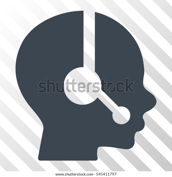 Smooth Blue Operator Toolbar Pictogram Vector Stock Vector (Royalty ...