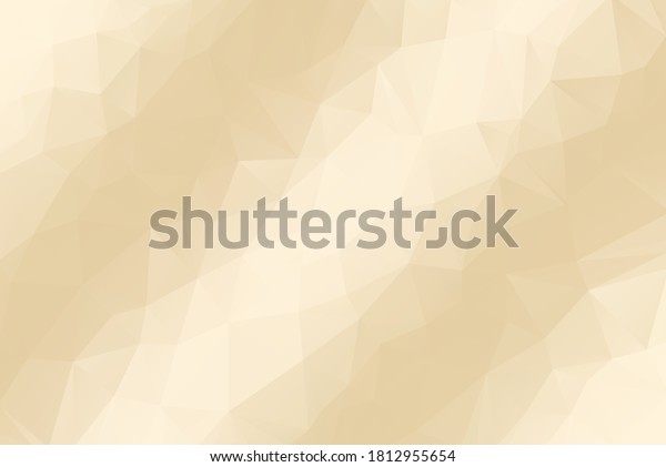 Smooth Cream Color Abstract Low Poly Stock Vector (Royalty Free ...