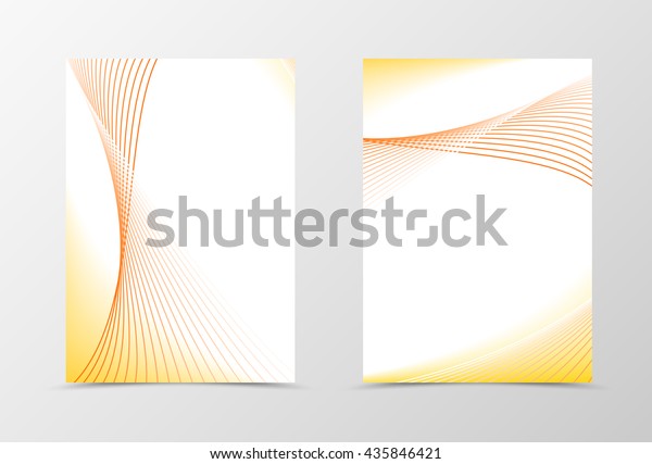 Smooth Flyer Template Design Abstract Flyer Stock Vector (Royalty Free ...