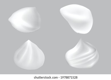 Smooth White Foam Cream Vector Stock Vector (Royalty Free) 1978871528 ...
