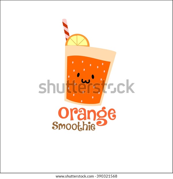 Smoothies Cartoon Mascot Menu Template Stock Vector (Royalty Free ...