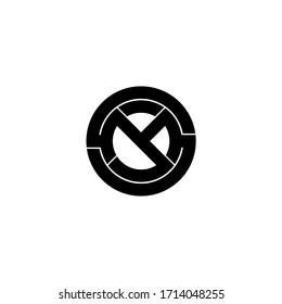 Sms Letter Original Monogram Logo Design Stock Vector (Royalty Free ...