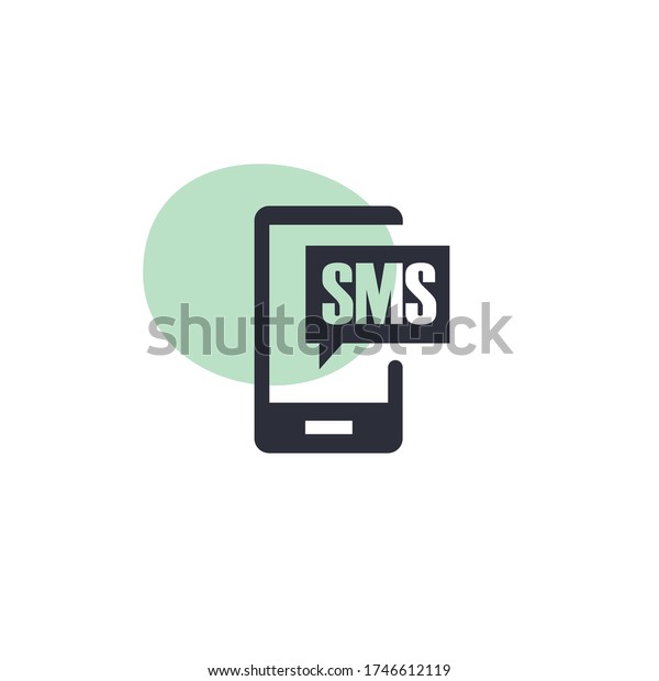 Sms Modern Icon Pictogram Stock Vector (Royalty Free) 1746612119 ...