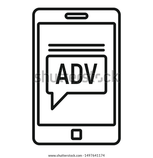 Sms Phone Icon Outline Sms Phone Stock Vector (Royalty Free) 1497641174 ...