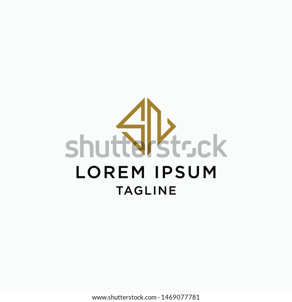 Sn Logo Icon Design Template Vector Stock Vector (Royalty Free) 1469077781
