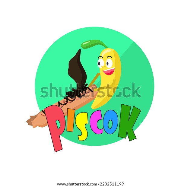 Snack Logo Design Cool Piscok Business Stock Vector (Royalty Free ...