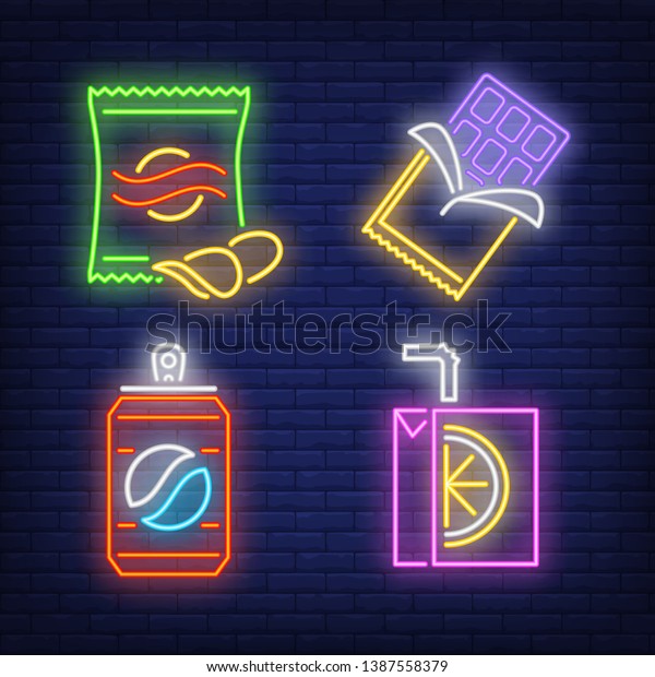 9,067 Snacks Neon Images, Stock Photos & Vectors | Shutterstock