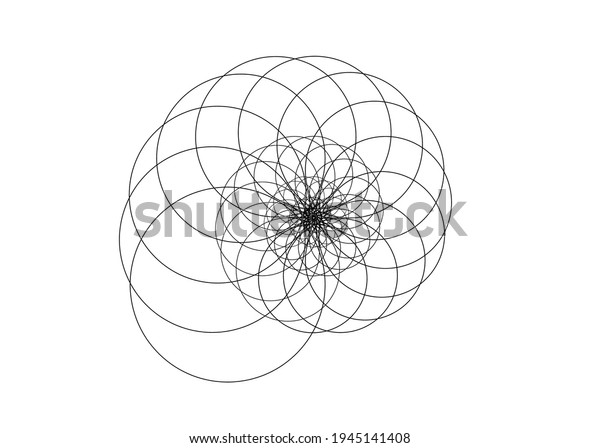 Snail Spiral Logo Sea Shell Which Stock Vector (Royalty Free) 1945141408