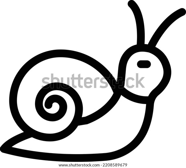 Snail Vector Illustration On Transparent Background Stock Vector ...