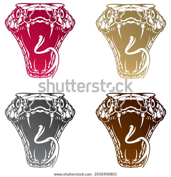 Snake Head Icon Vector Illustration Snake Stock Vector (Royalty Free ...