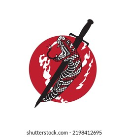 Snake Head Sword Ready Eps 10 Stock Vector (Royalty Free) 2198412695 ...