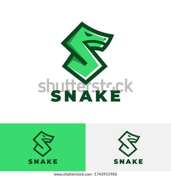 Snake Initial S Logo Design Stock Vector (Royalty Free) 1743915986 ...