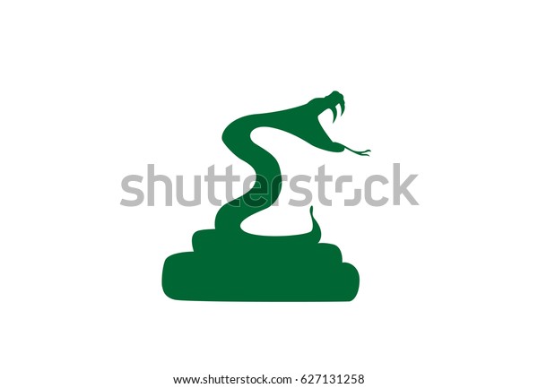Snake Minimal Vector Illustration Silhouette Isolated 스톡 벡터(로열티 프리 ...