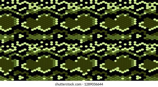 Snake Skin Cobra Pattern Decorative Design Stock Vector (Royalty Free ...