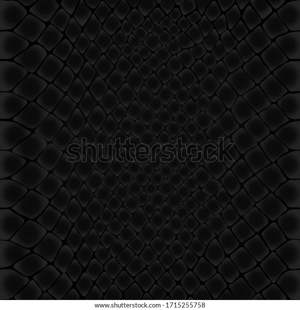 Snake Skin Pattern Black Viper Drawing 库存矢量图（免版税）1715255758 | Shutterstock