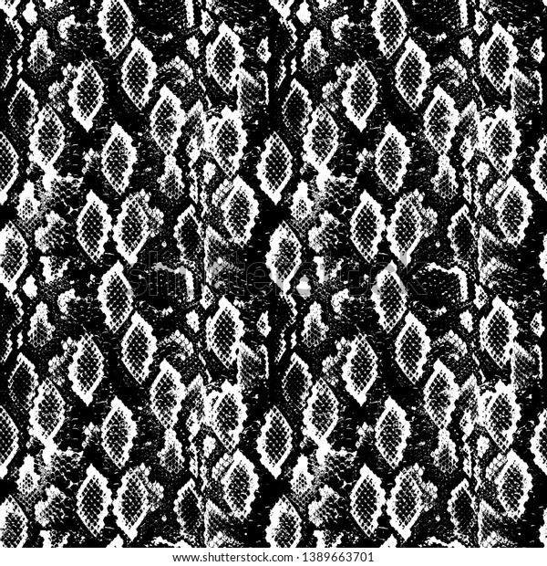 Snake Skin Scales Texture Seamless Pattern Stock Vector (Royalty Free ...