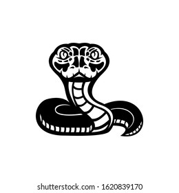 Vektor Stok Snake Vector Illustration Isolated Snake Symbol (Tanpa ...