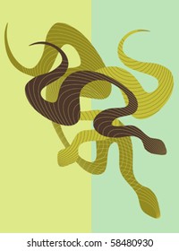 Snakes Tangled Stock Vector (Royalty Free) 58480930 | Shutterstock